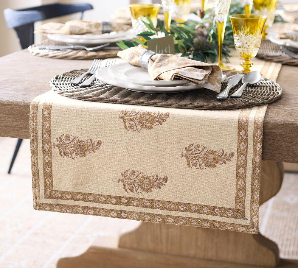 Pottery barn table runners store